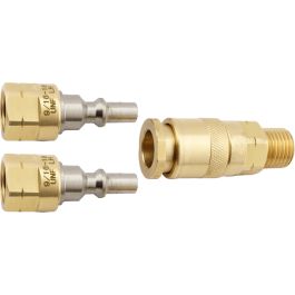 3 Piece Quick Connect Coupler Set - primelinetools.com